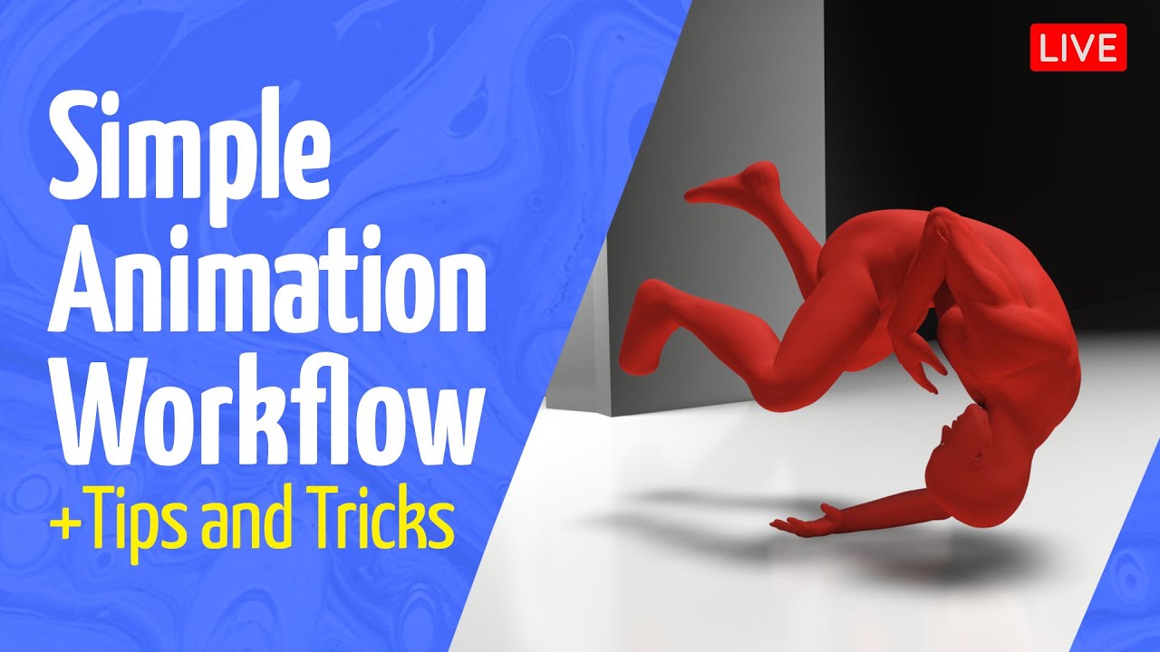 Creating a Somersault Animation in Blender Live | Blender 2.9 - YouTube