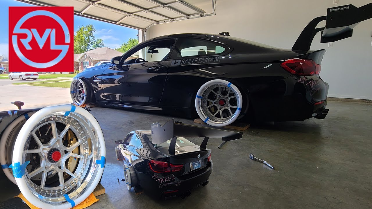 RVL Center Lock wheels for the BMW M4 - YouTube