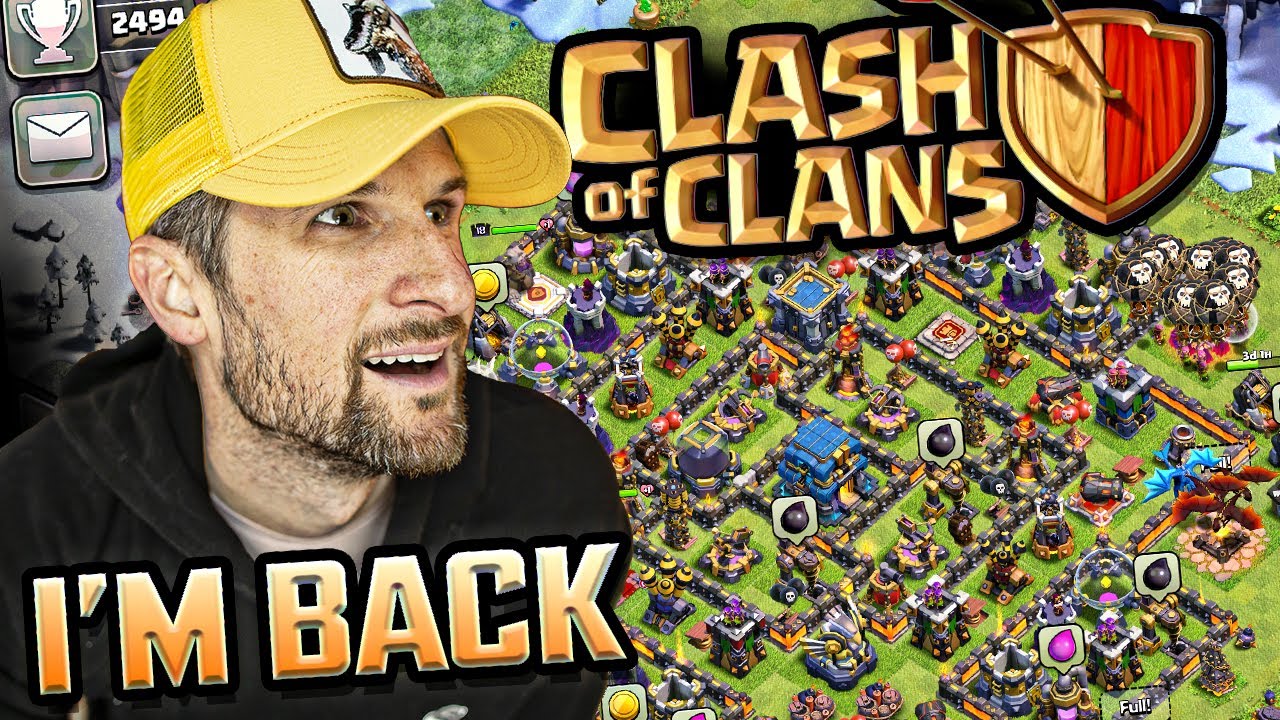 I'M BACK - CLASH of CLANS UPDATE SOON - YouTube
