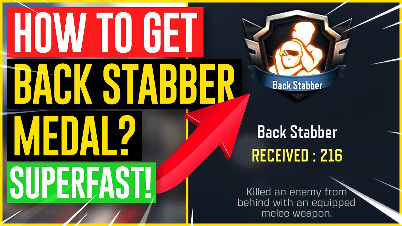 How to get BACKSTABBER MEDAL in CODM! Avenger Medal in COD Mobile ...