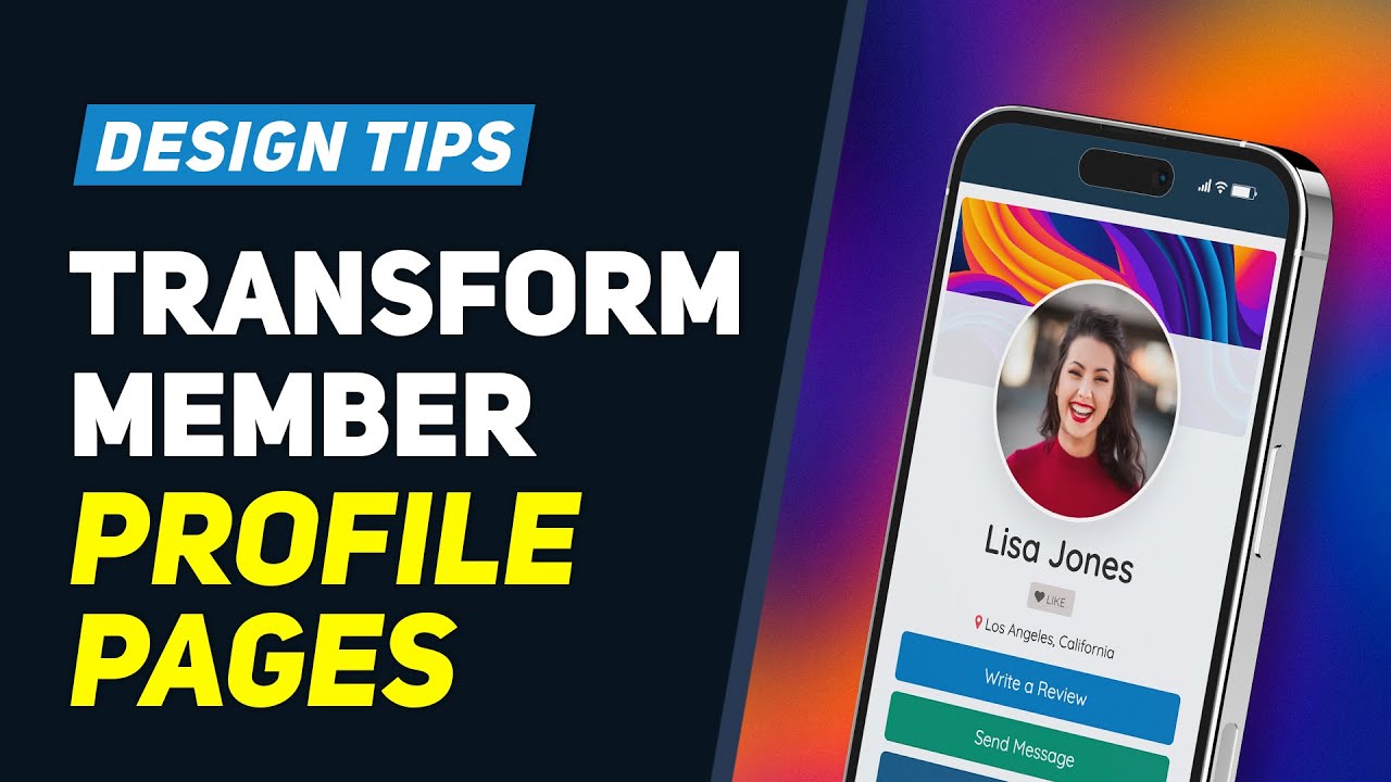 Transforming Member Profile Pages ⚡️ Easy Tips & Tricks - YouTube
