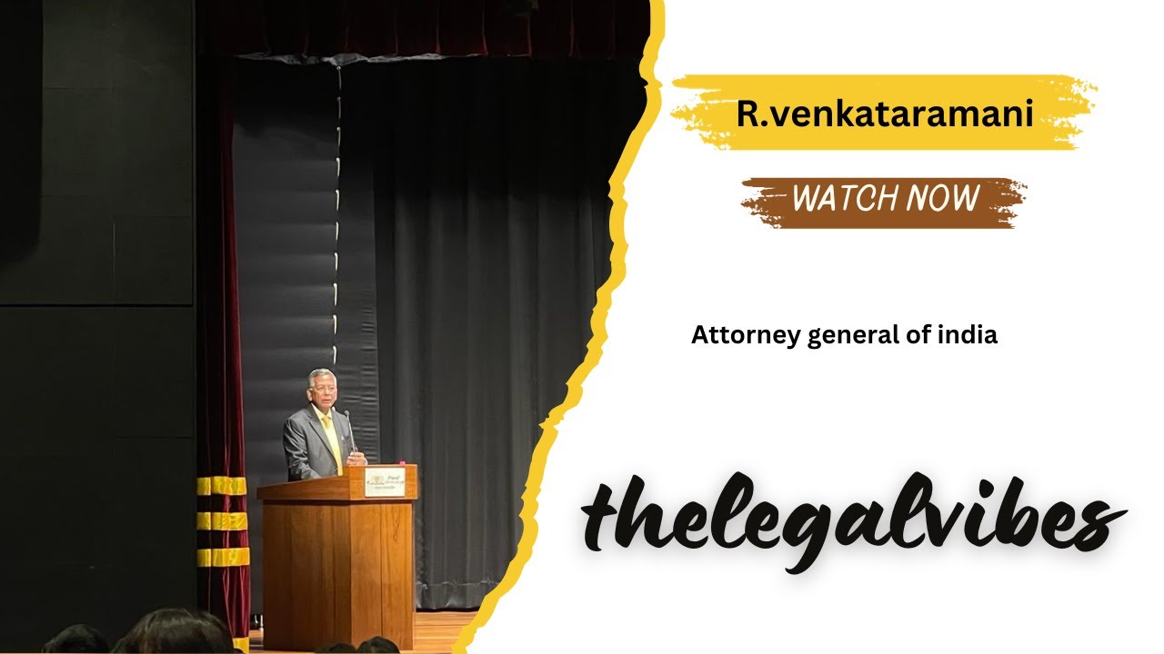 Attorney general of India R.Venkataramani - YouTube