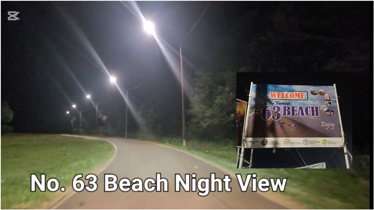 63 Beach ⛱️ enhancement project in the night - YouTube