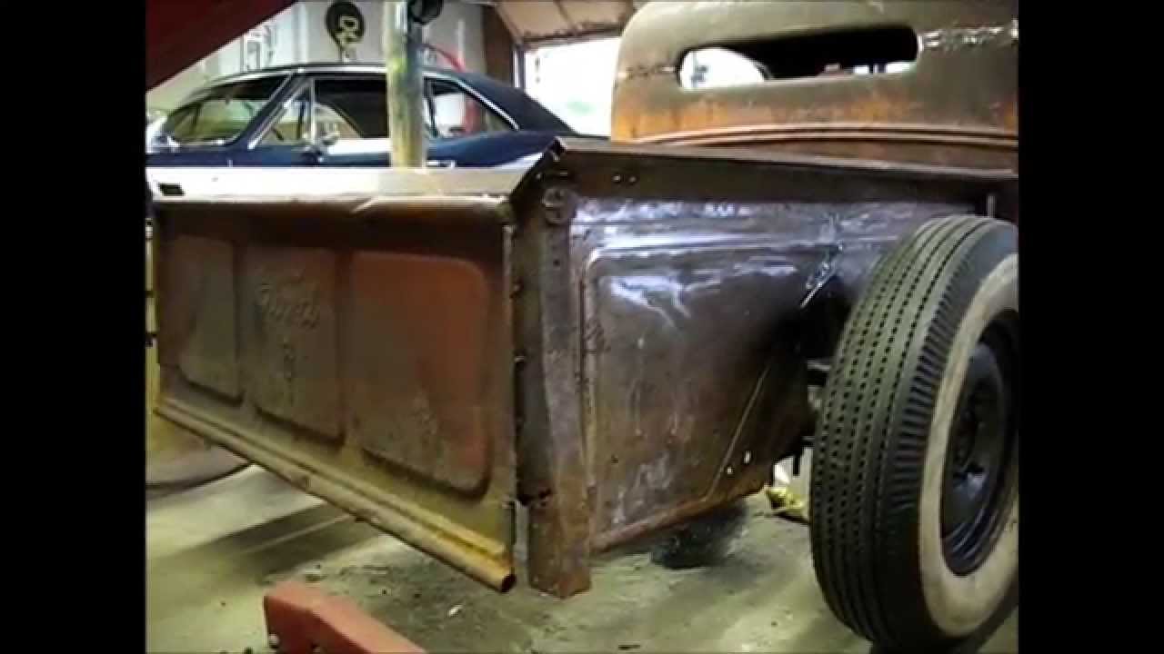 '38 Ford Pickup Rat Rod, Dead Eye Dan Memorial Build 4 - YouTube