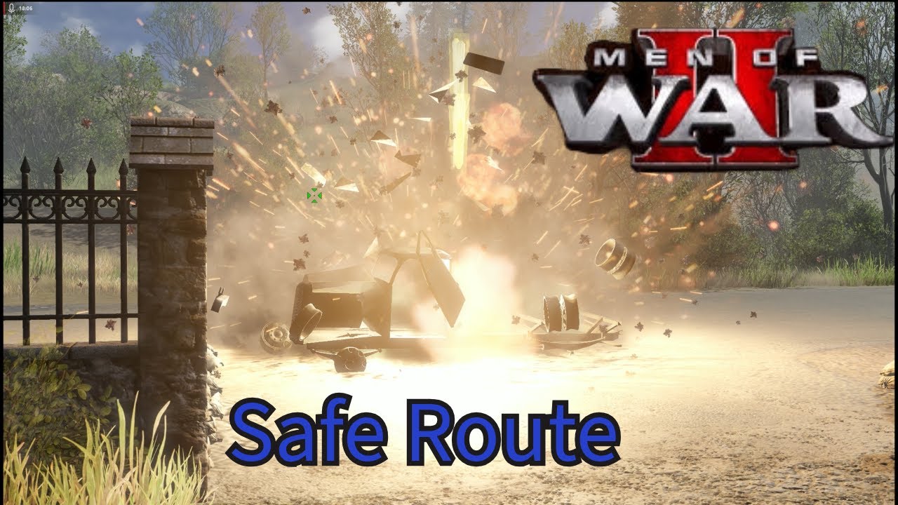 Safe Route. Men of War 2. USA campaign Ep1. - YouTube