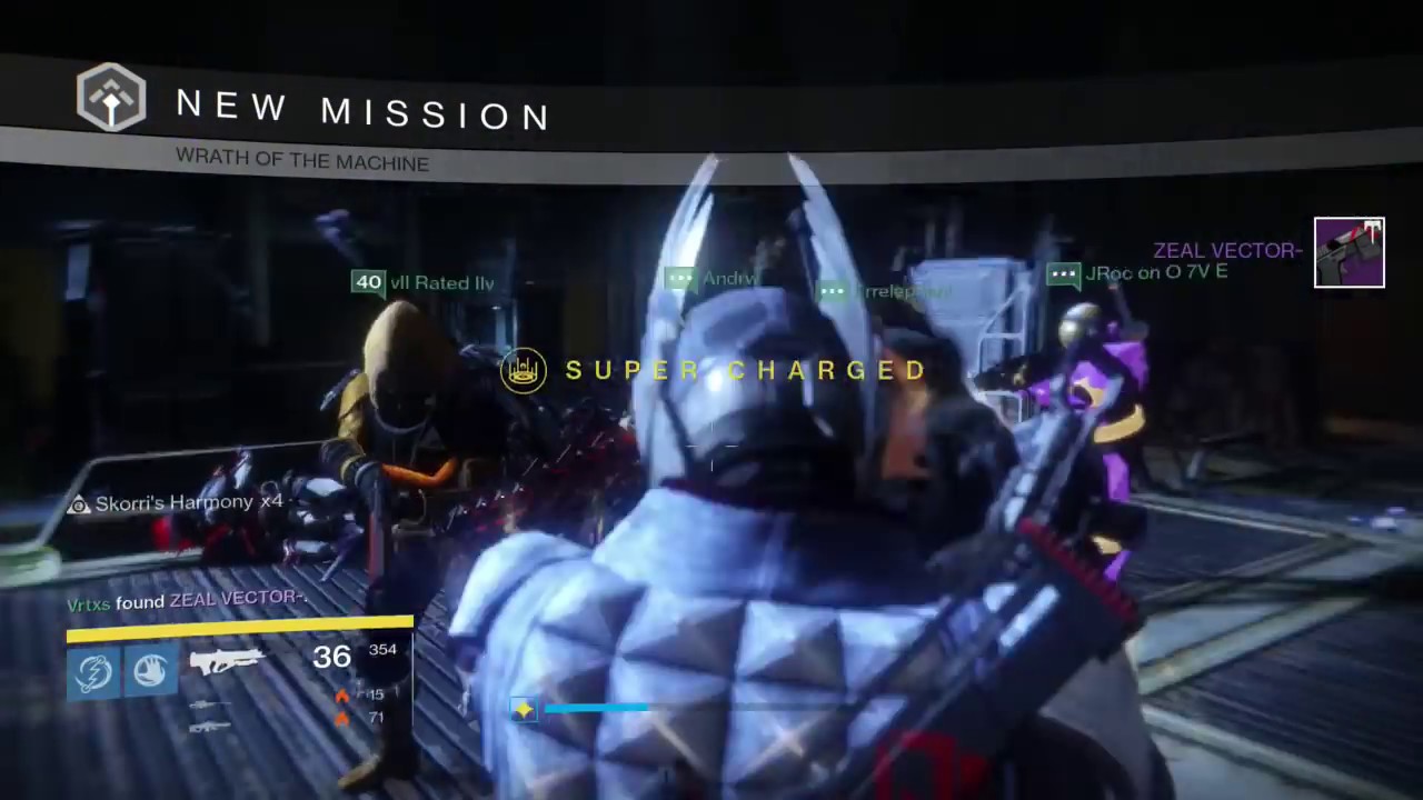 Destiny Wrath of the Machines Raid Vosik's Challenge Mode - YouTube