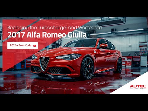 2017 Alfa Romeo Giulia With P0244 Error Code Following Turbocharger ...