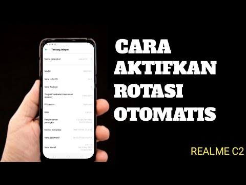 Cara Aktifkan Rotasi Otomatis di Hp Realme C2 - YouTube