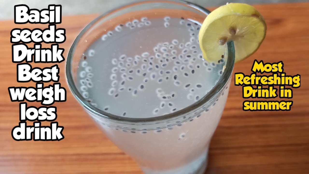 Most Refreshing Summer Drink | Sabja Seeds | Basil Seeds Drink | Easy ...