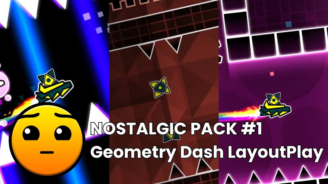Geometry Dash LayoutPlay (GDPS) || (Map Pack) Nostalgic Pack 1 ...