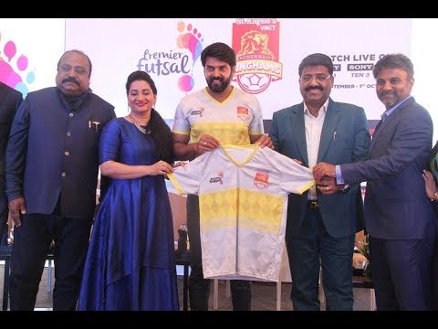 Arya Brand Ambassador of St Angelo’s VNCT Chennai Singhams launches ...