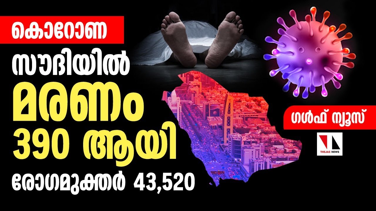 സൗദിയില്‍ കൊറോണ മുക്തര്‍ 43,520 |THEJAS NEWS - YouTube