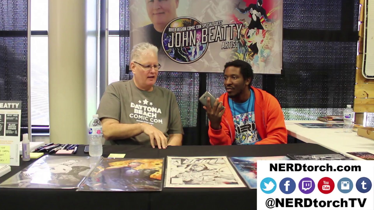 How to Draw for Marvel and DC - A John Beatty Interview - YouTube