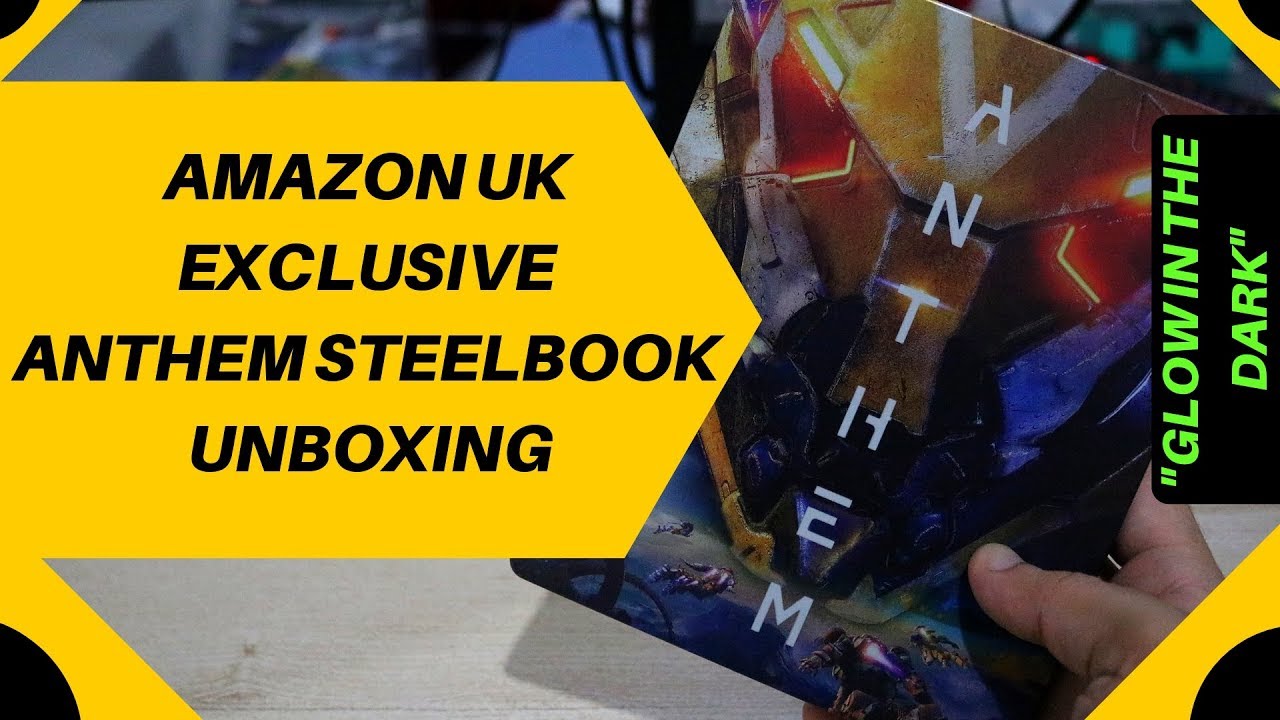 AMAZON UK EXCLUSIVE GLOW IN THE DARK ANTHEM STEELBOOK UNBOXING ...