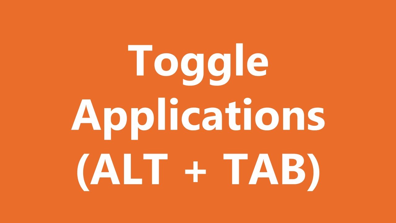Excel Shortcuts - Toggle Applications - YouTube