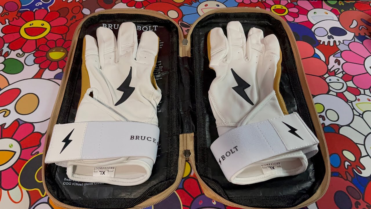Bruce Bolt 2020 Premium Pro Long Cuff Batting Gloves Unboxing And ...