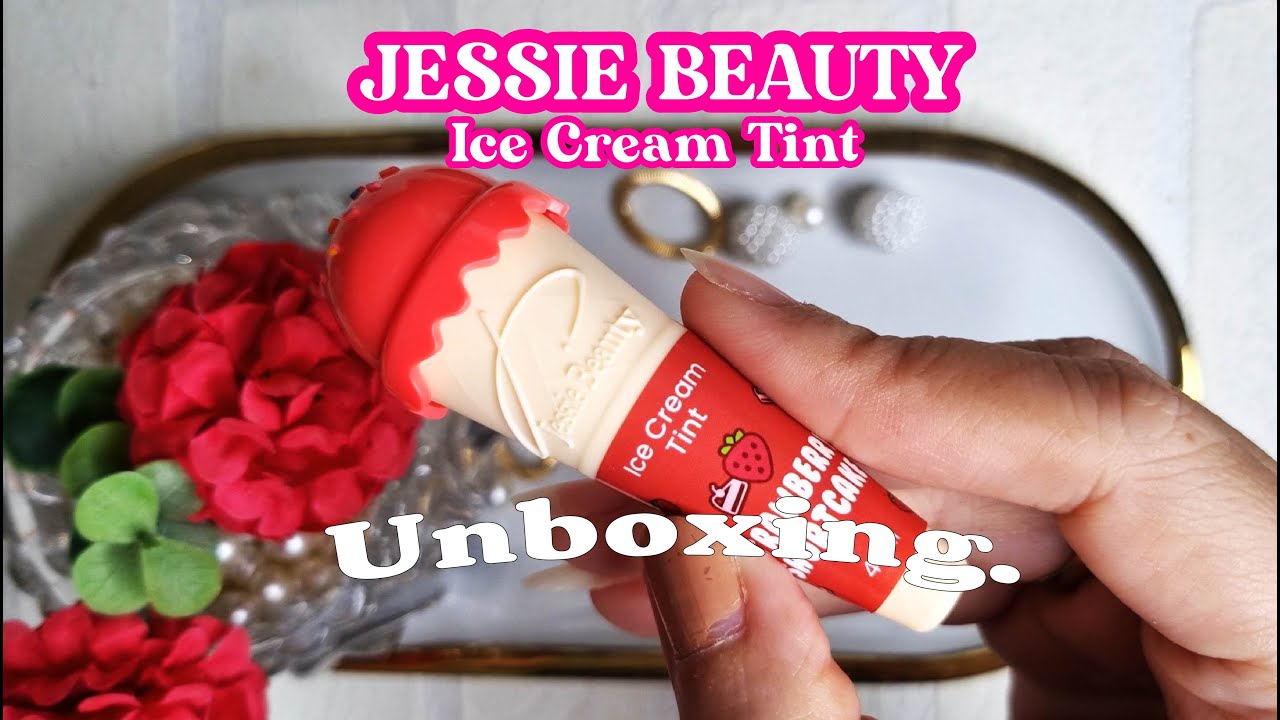 SWATCHES JESSIE BEAUTY ICE CREAM TINT - YouTube