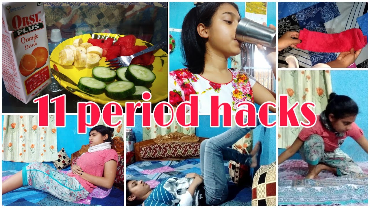 11 Life saving PERIOD HACKS you MUST try - YouTube