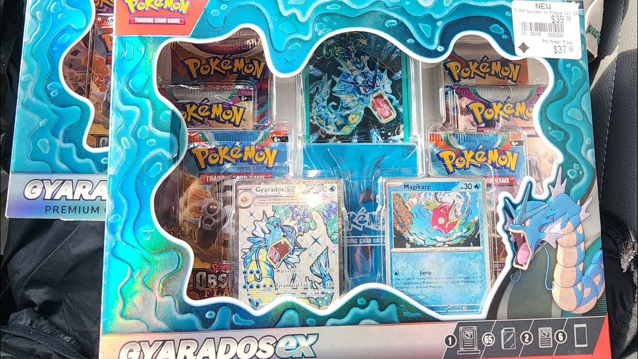 2 Gyarados ex Boxes - Discount Pokemon Cards At Gamestop - YouTube