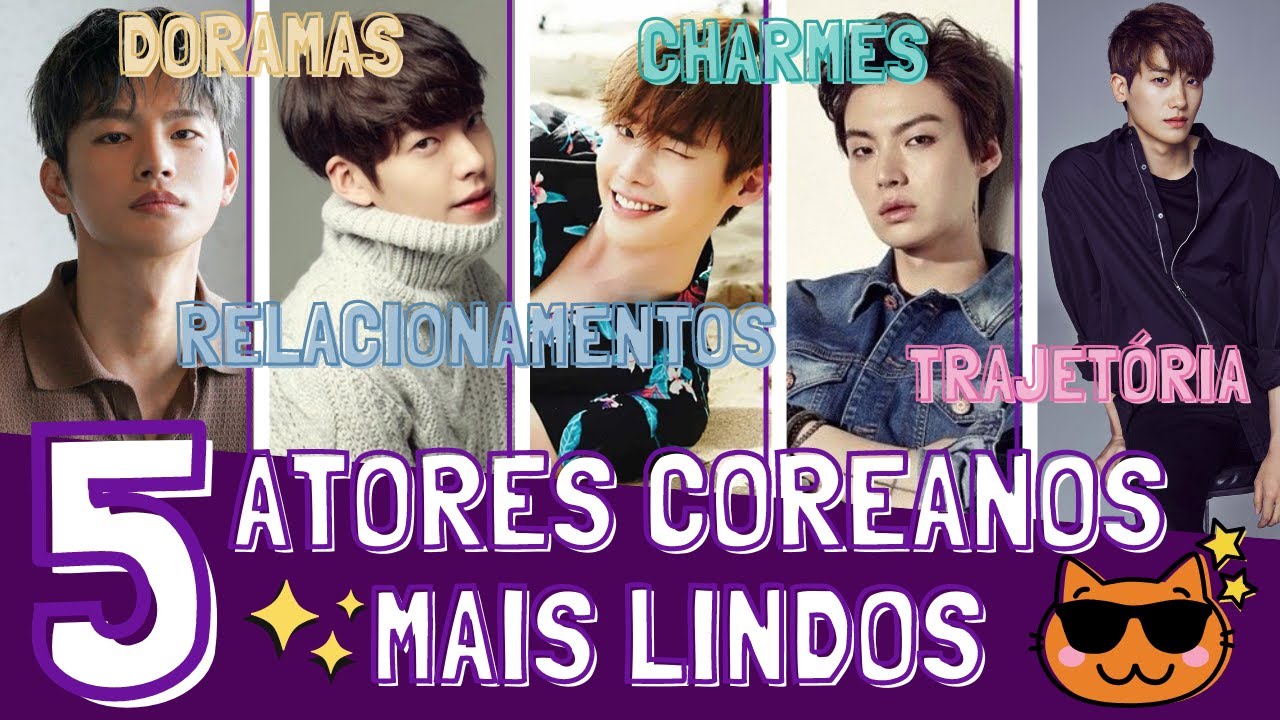 Os Mais Lindos ATORES COREANOS dos DORAMAS | TOP 5 Oppas GATOS para nos ...