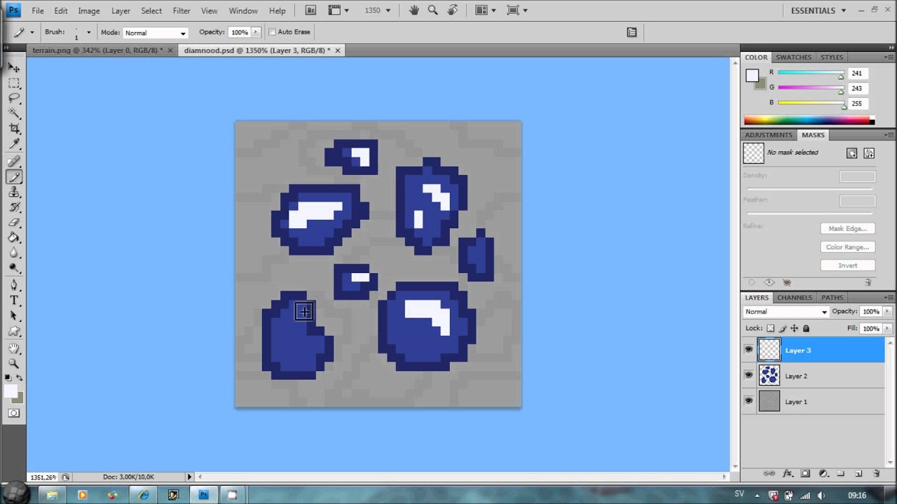 Minecraft Texturepack (Speed Paint) : Lapis ore - YouTube