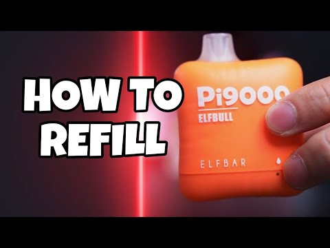 How to refill Elfbar Pi9000 | एल्फबार Pi9000 को कैसे रिफिल करें ! #elfbar #pi9000 #howtorefill