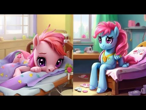 My Little Pony Characters Sick in hospital v345 @sweetponylife - YouTube