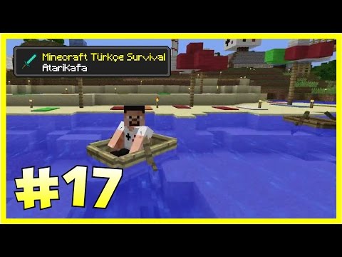 Plaj ve Şemsiyeler - Minecraft Türkçe Survival - Türkçe Minecraft - Bölüm 17