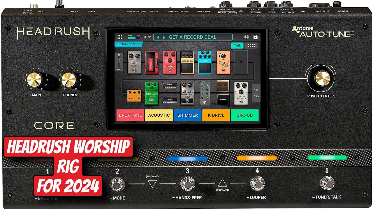 Headrush Core Ambient Rig Demo (Very Versatile!) | Church | Worship ...