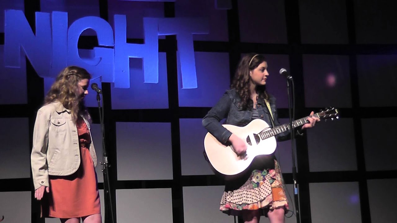Talent Show: Anna Morgan Michel singing harmony on Cover Song "Home ...