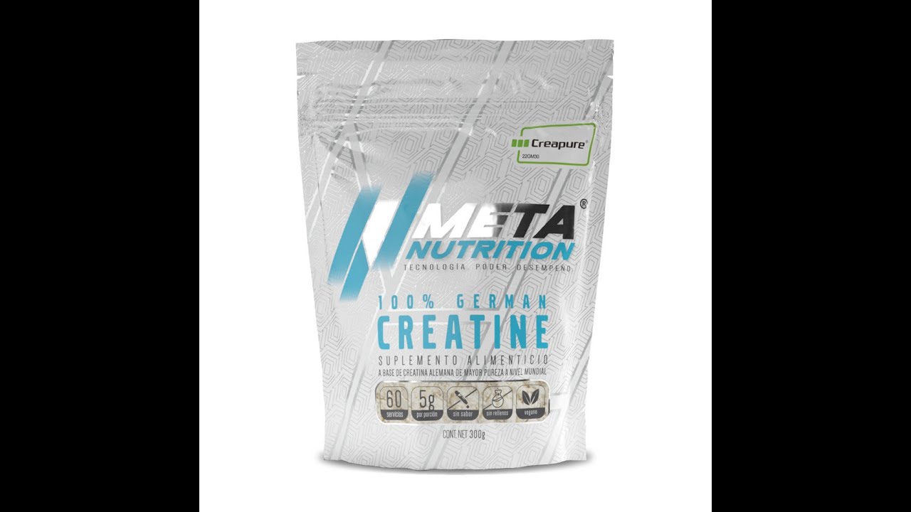 100% GERMAN CREATINE META NUTRITION HECHA CON Creapure® - YouTube