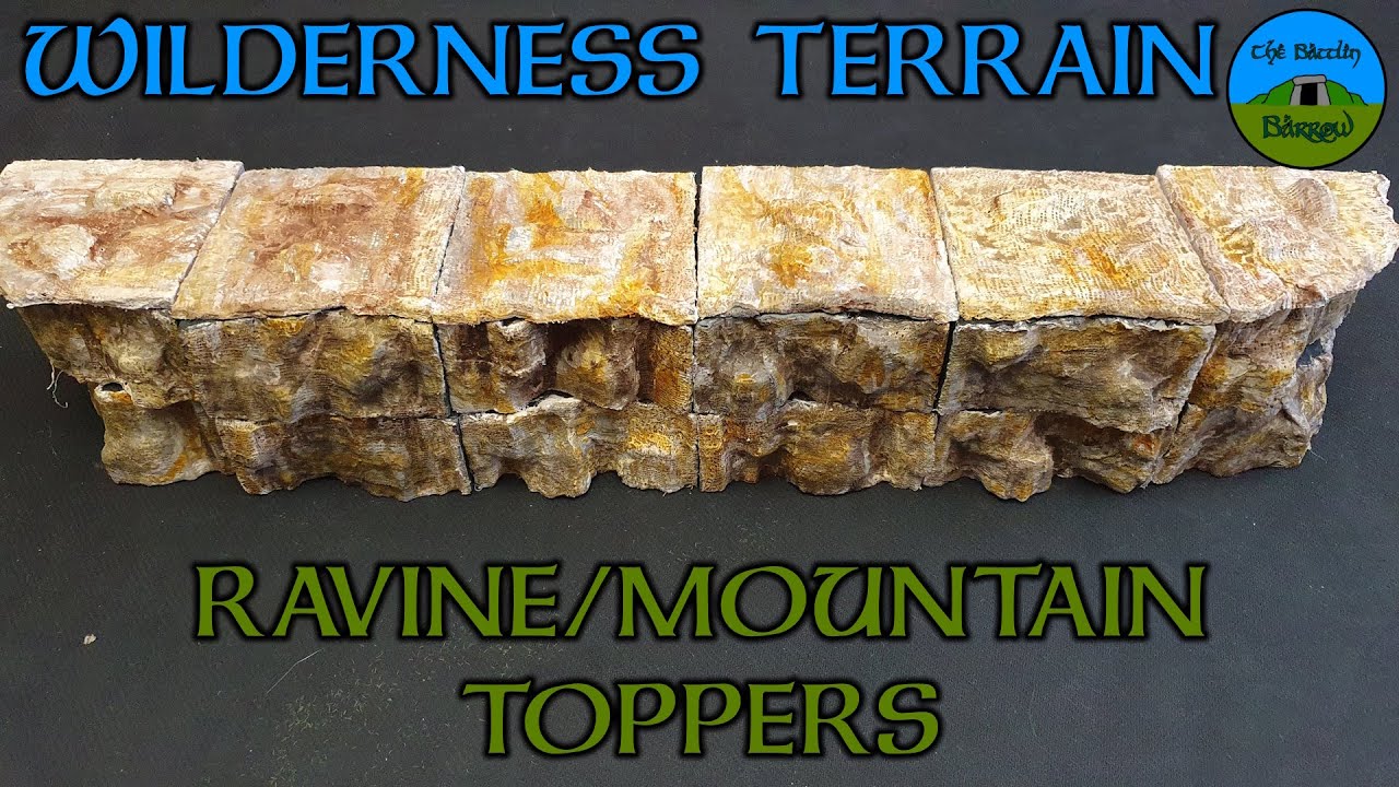 How to make Ravine Toppers terrain - YouTube