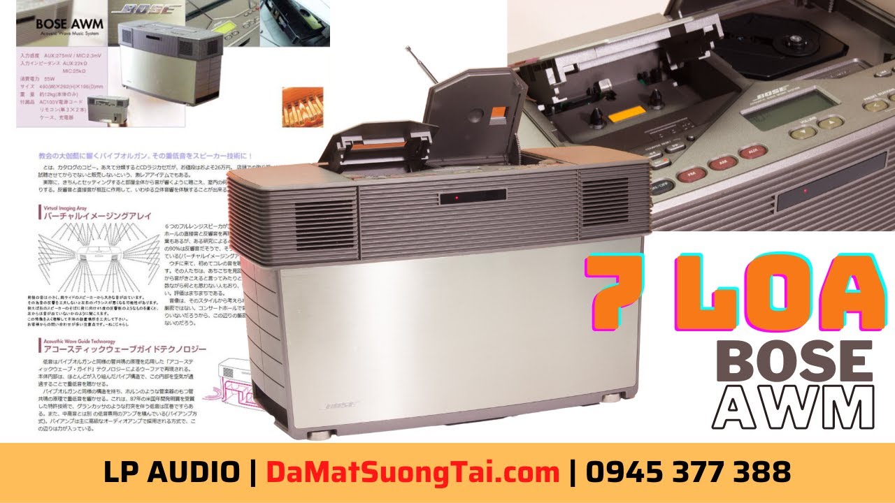 Giá 8t5 "BAO HAY - BAO PHÊ" Radio cassette CD BOSE AWM || LP AUDIO ...
