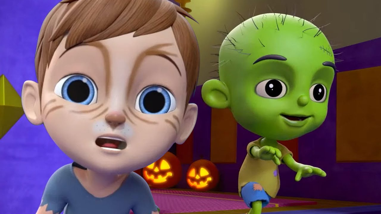 Who Let The Monster Out, Halloween Rhymes for Kids - YouTube