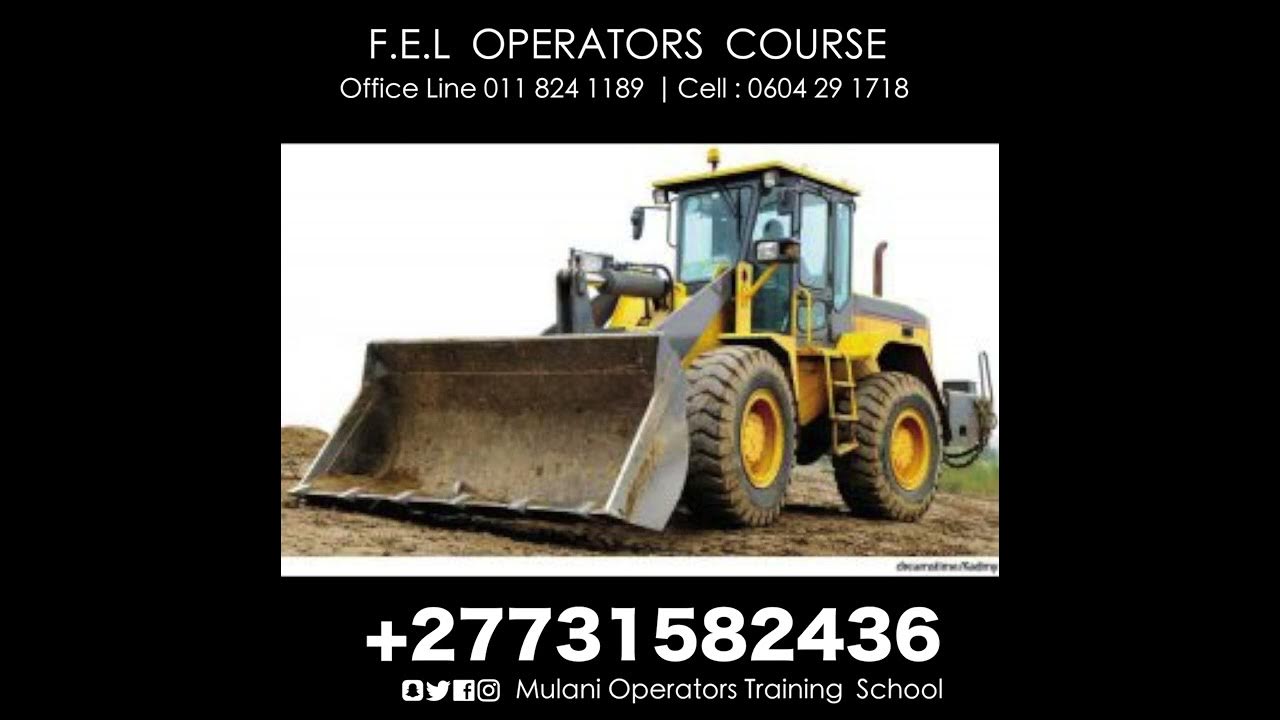Front End Loader Operator Course Training School - YouTube