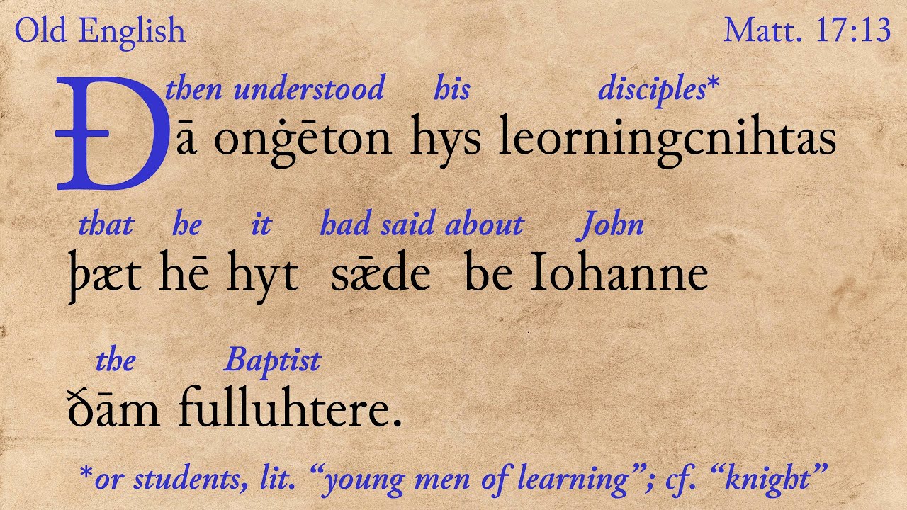 Old English Bible Persecution | Born Out Of Persecution: History Of