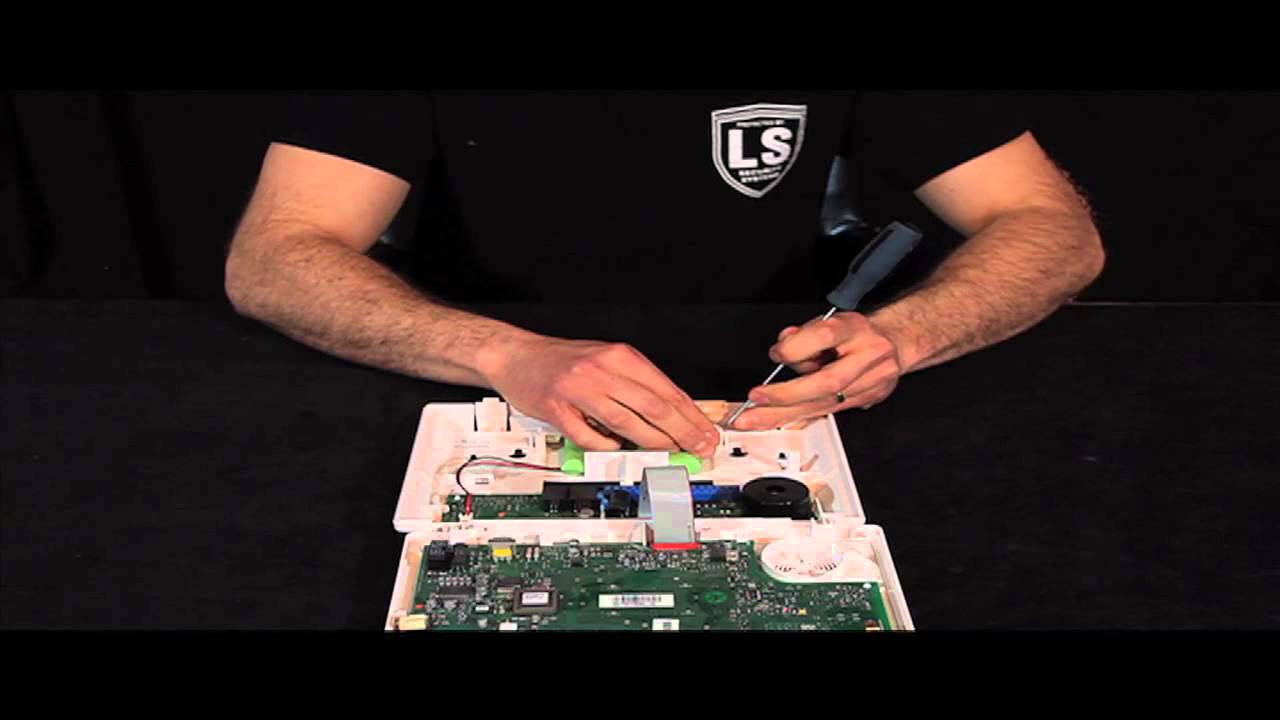 Honeywell Lynx Alarm Panel Backup Battery Replacement - YouTube