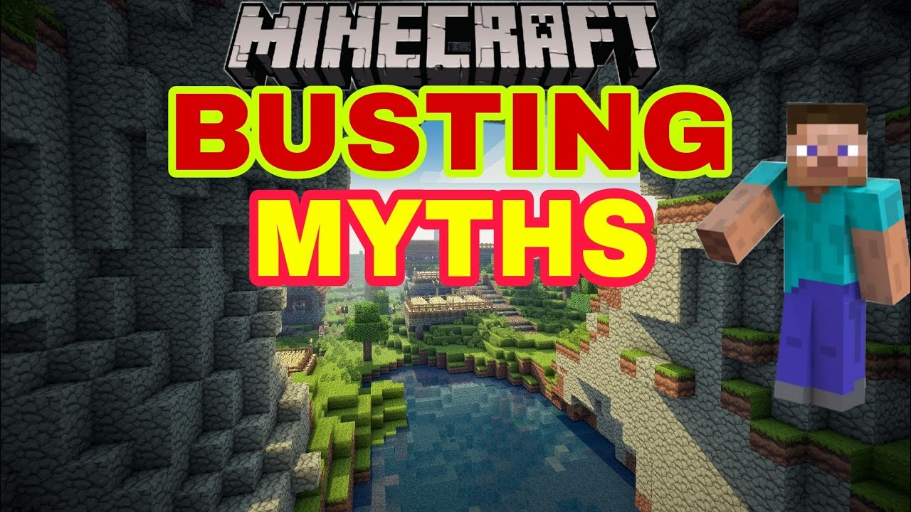 BUSTING MINECRAFT MYTHS IN MINECRAFT - YouTube