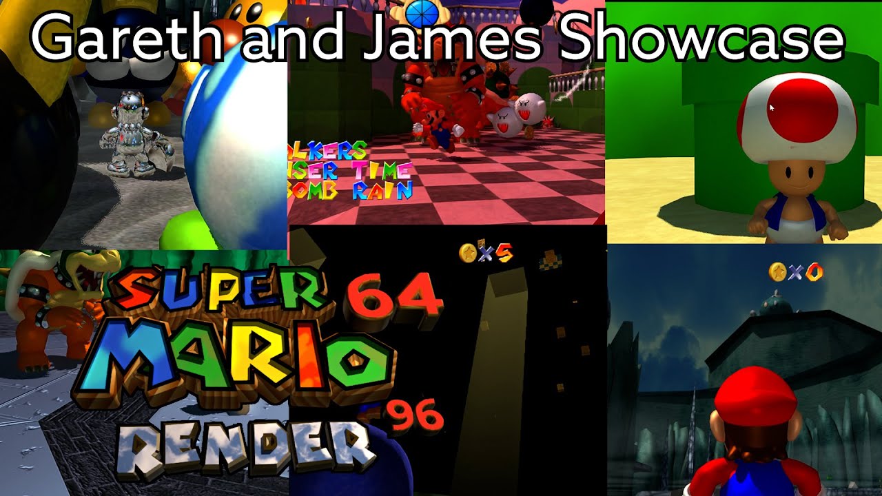 Trying Out Super Mario 64 Render 96 (And Chaos Mode!) - YouTube