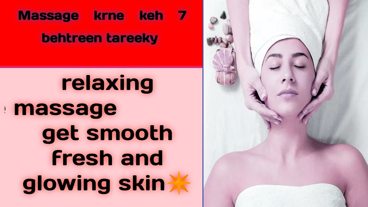 relaxing face massage ||melt away stress relax your face#viralvideo ...