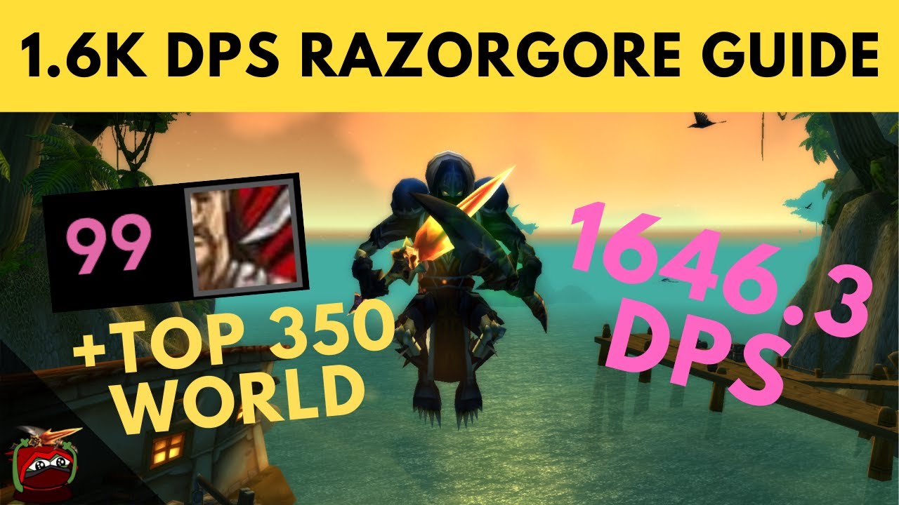 HOW TO 99 PARSE RAZORGORE - ROGUE 1.6K DPS GUIDE - BWL - Classic WoW ...