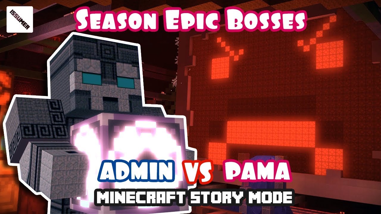 [NEW EPIC BOSS] Mini ADMIN VS PAMA Notch Ultimate Fight! REVERSE ROLE ...