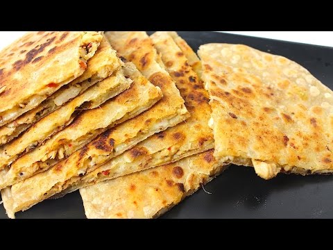 CHICKEN CHEESE PARATHA - چکن چیز پراٹھا - चिकन पनीर पराठा *COOK WITH FAIZA*