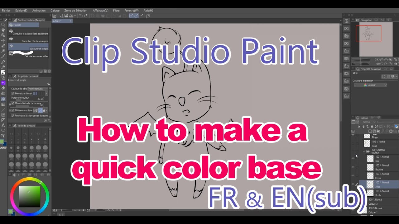 [CSP Tutorial] How to make a quick base color [Youtaite Guide - Art ...