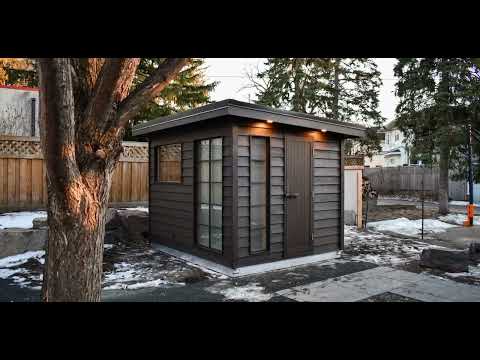 Tour this 8'x12' Urban Outdoor Sauna - Backyard Sauna Tours #1