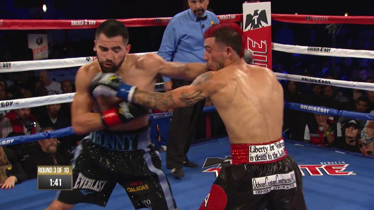 Ronny Rios 6th Round TKO vs Roy Tapia - YouTube