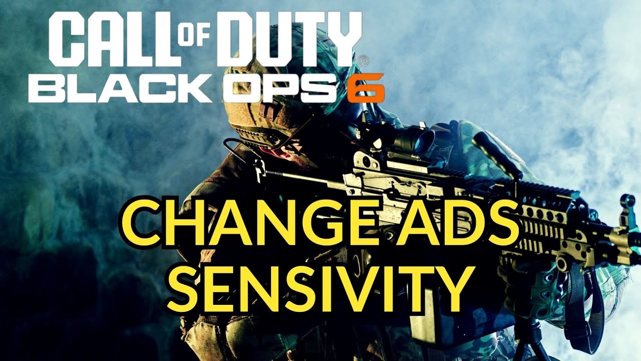 How to Change ADS Sensitivity in Black Ops 6 | BO6 Tutorial - YouTube