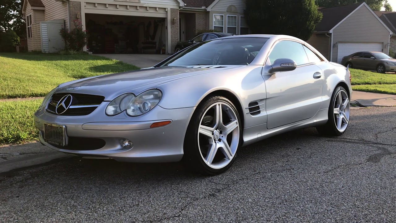 Mercedes Benz SL500 R230 20” AMG Wheels 2003 ABC Coilovers - YouTube
