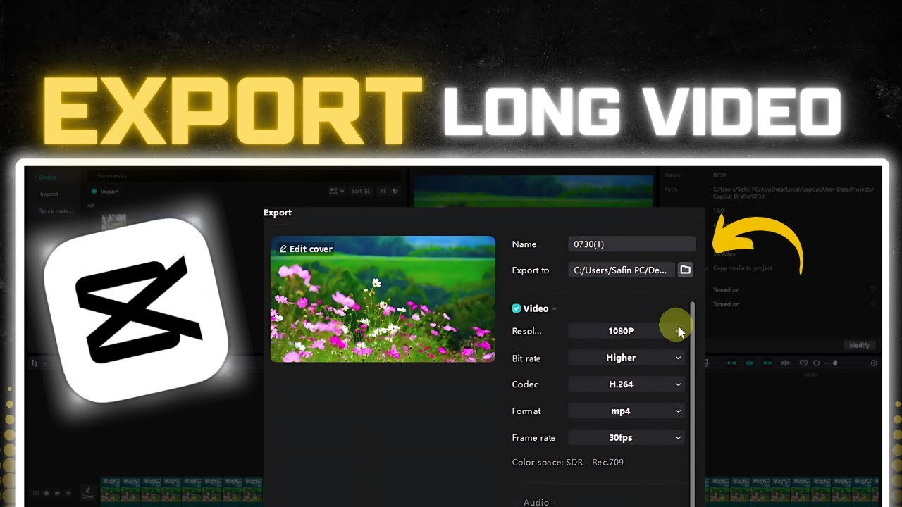 How to Export Long Video on CapCut PC - YouTube