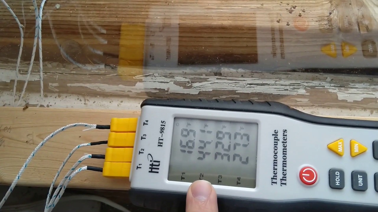 Compost heated greenhouse on a COLD day! - YouTube